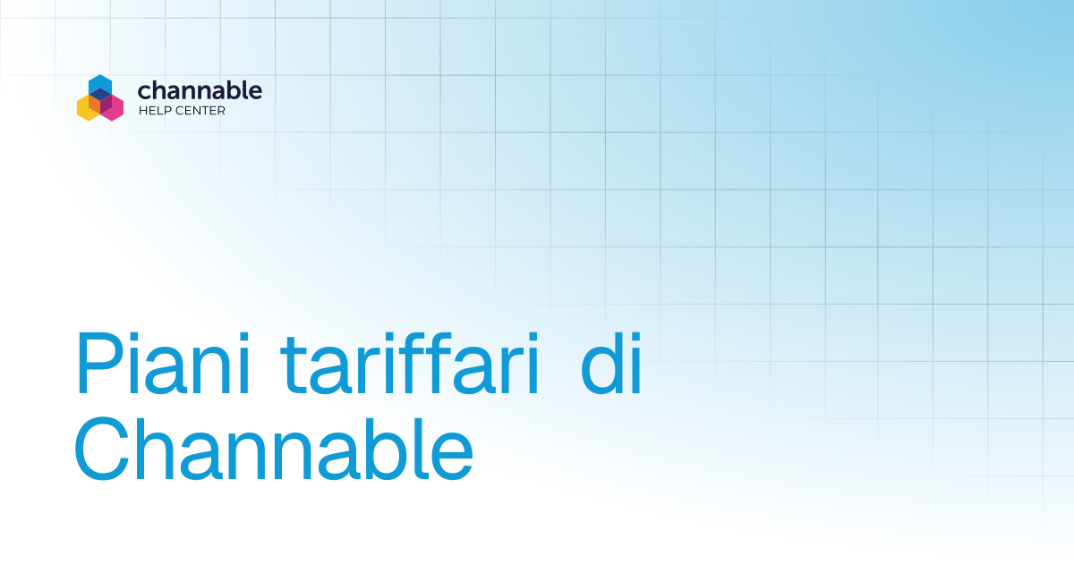 Piani tariffari di Channable | Account & billing | Channable