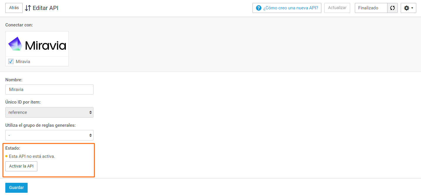 ¿Cómo configurar una API de Miravia? – Channable