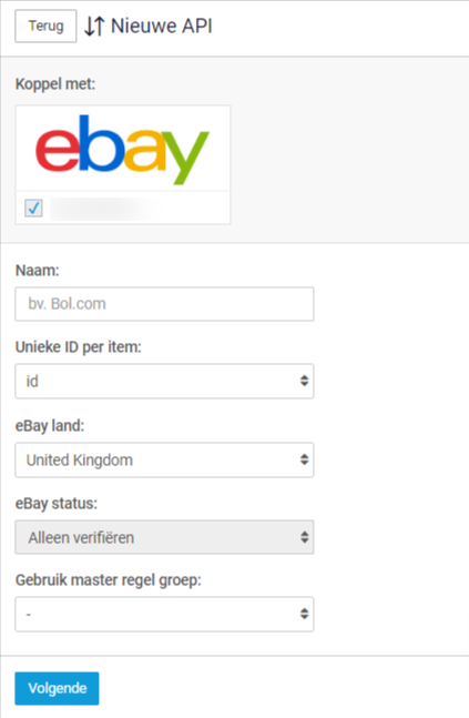 Een eBay API opzetten – Help Center - Channable