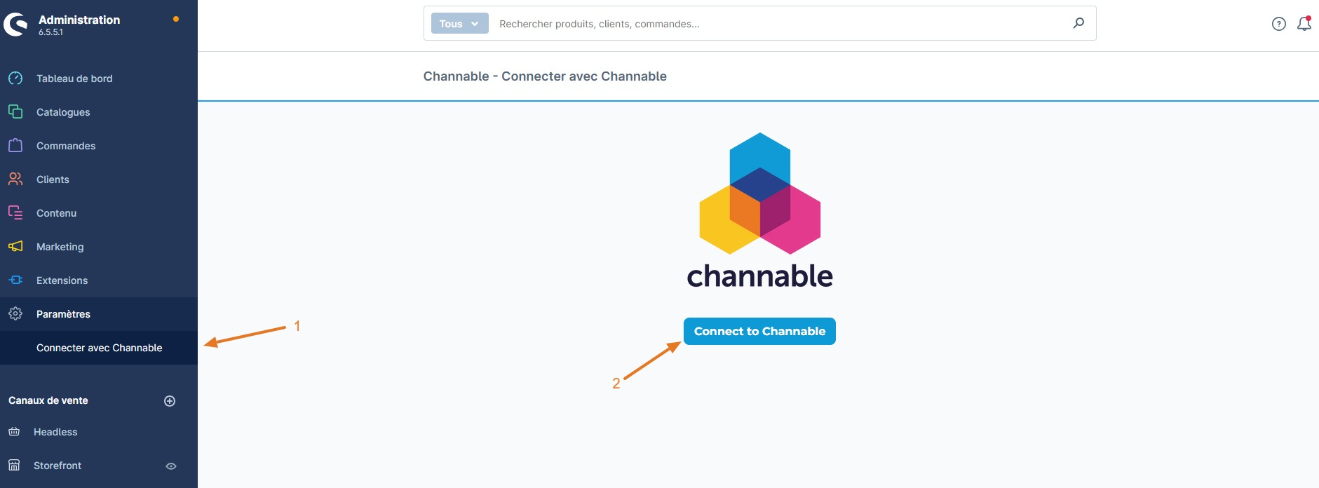 Importer ses produits depuis Shopware 6 via notre app – Help Center - Channable