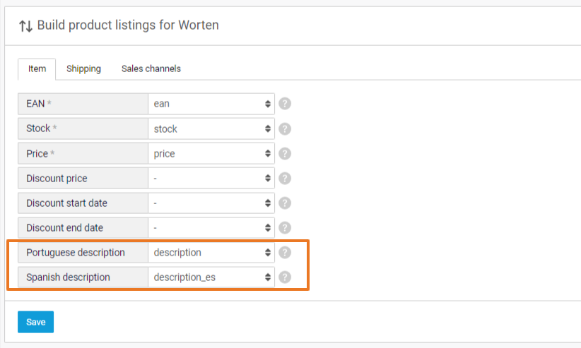 Setting up a Worten API – Help Center - Channable