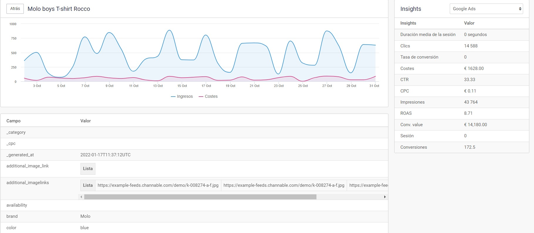Configurar Channable Insights – Channable