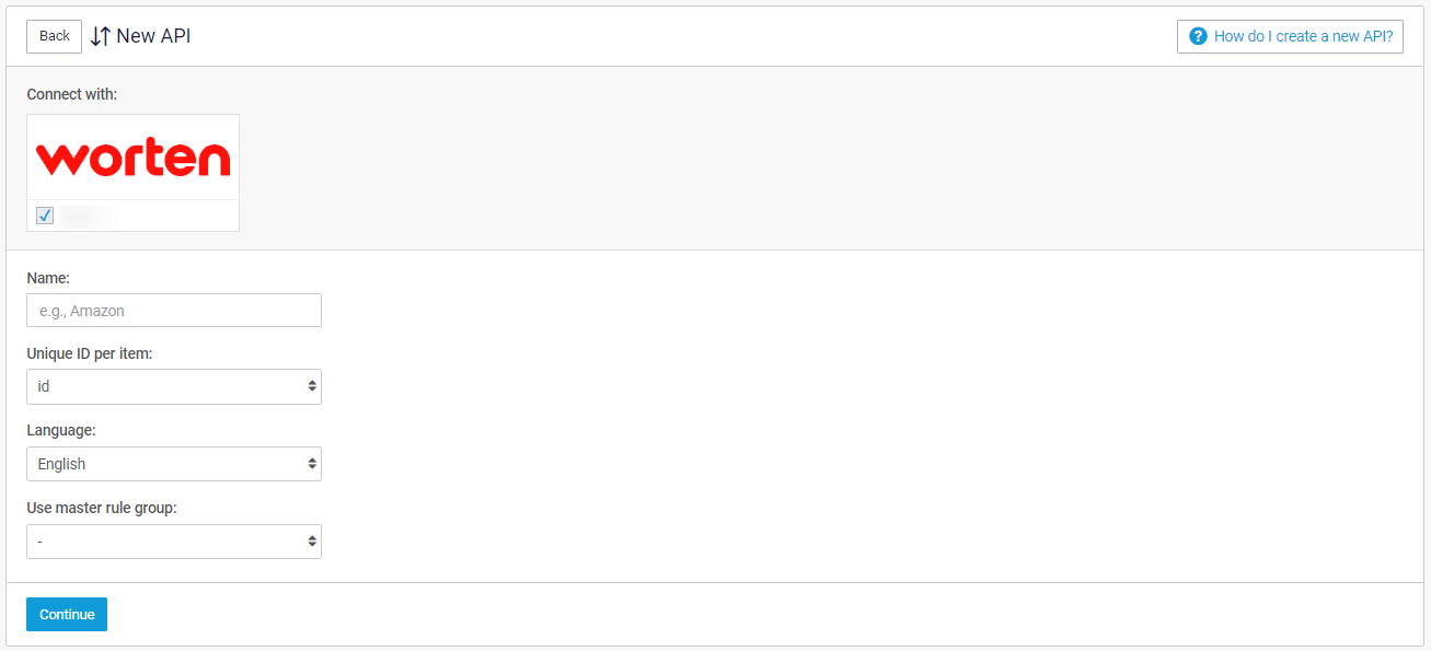 Setting up a Worten API – Help Center - Channable
