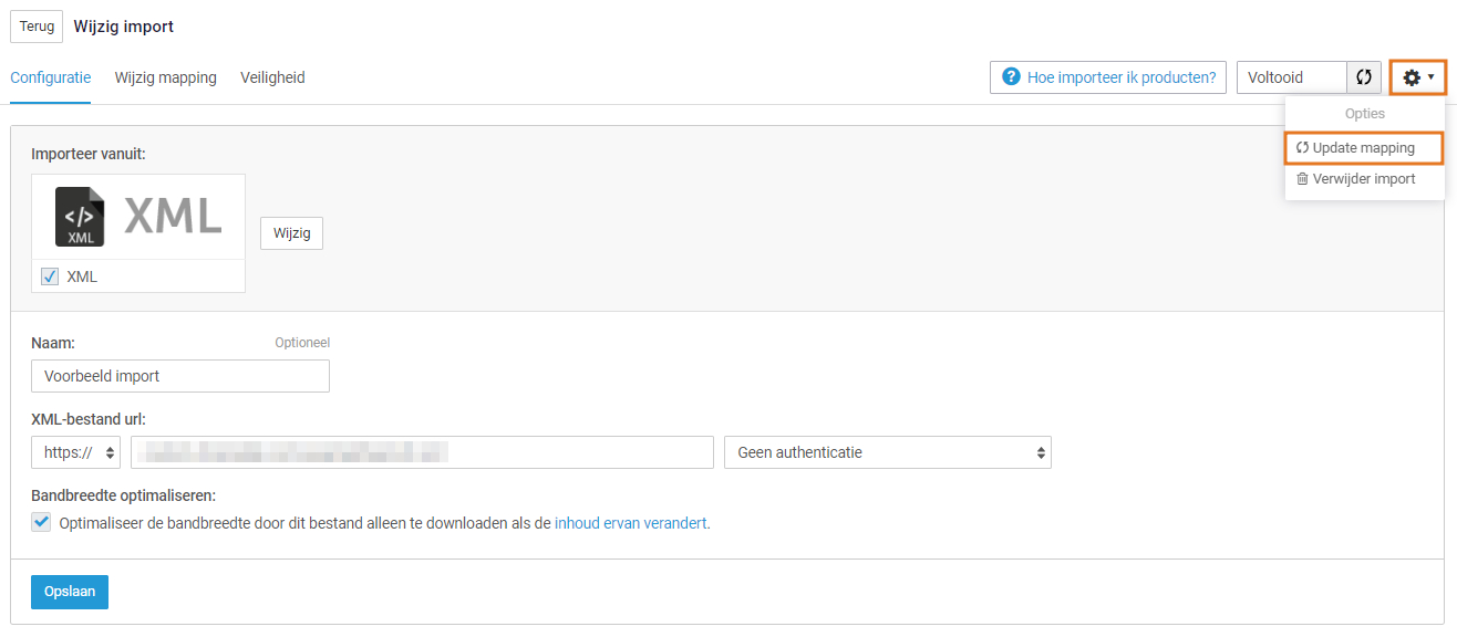 Kan ik mijn import mapping updaten? – Help Center - Channable
