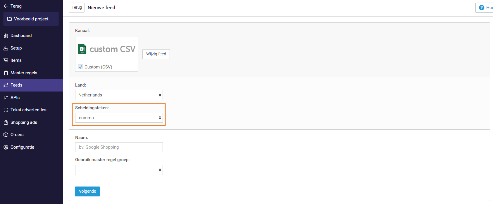 Een Custom CSV feed opzetten – Help Center - Channable