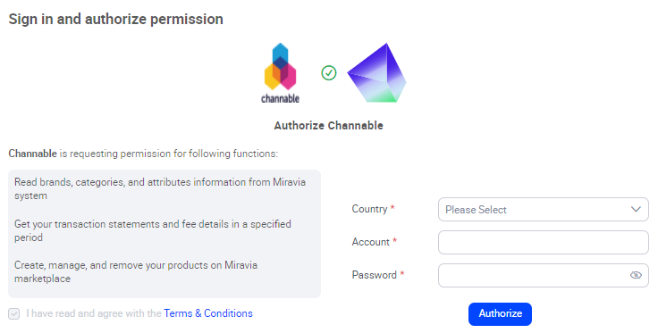 Configurer une API Miravia – Help Center - Channable