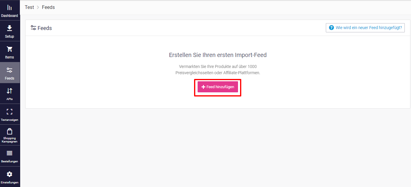 Einen Custom CSV Feed erstellen – Channable