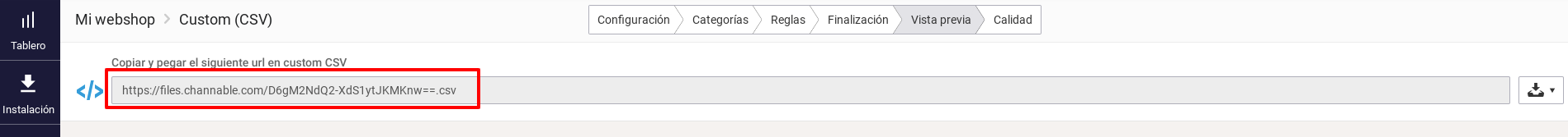 ¿Cómo configurar un feed CSV personalizado? – Channable