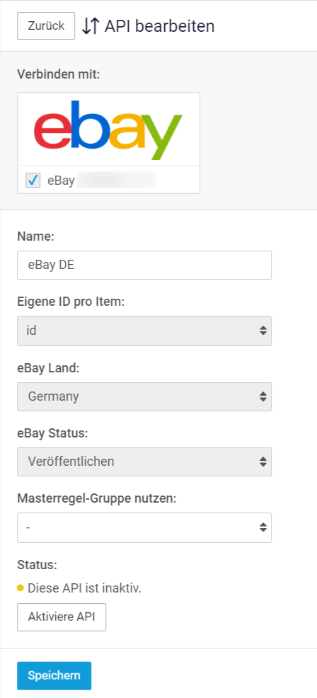 Eine eBay API einrichten – Help Center - Channable