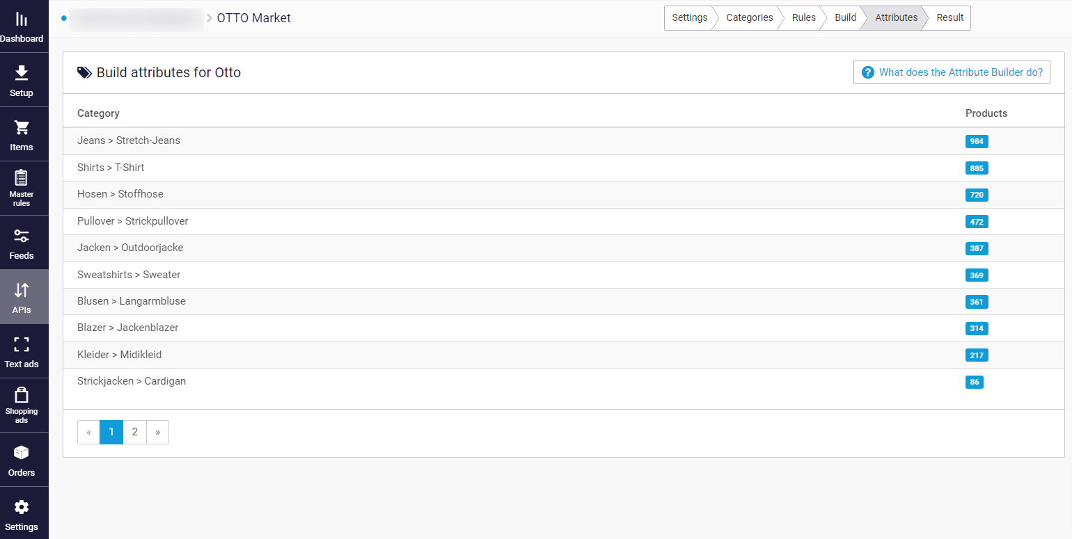 Setting up an OTTO API – Channable