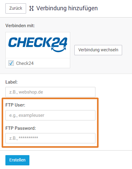 Einen Check24 Feed einrichten – Help Center - Channable