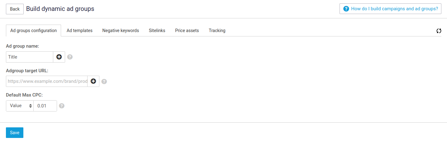 Setting up Dynamic Search Ads – Help Center - Channable